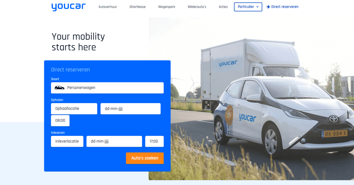 Case: Youcar | Website & Online Marketing | Webtraders